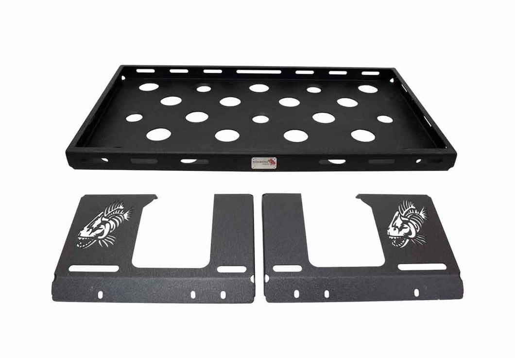 Fishbone Offroad Interior Storage Rack Jeep Wrangler JK (07-18) Black