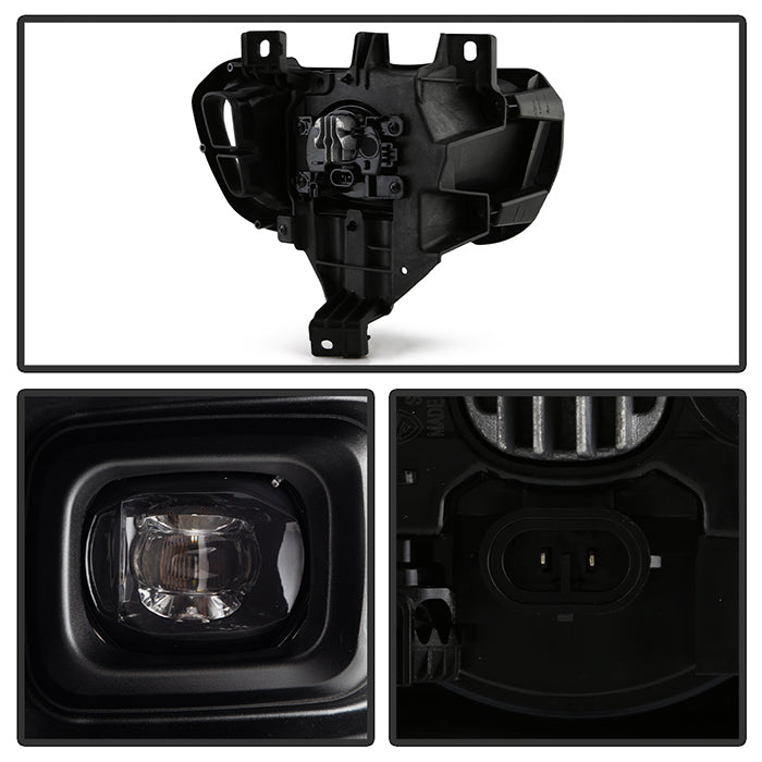 Spyder Full LED Fog Lights Ford Ranger (19-21) [OEM Style w/ Switch] C