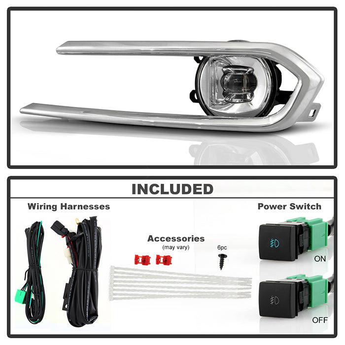 Spyder Full LED Fog Lights Toyota Sienna (21-23) [OEM Style w/ Switch]