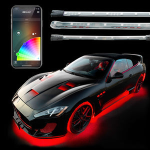 XKGlow Underglow + Interior Led Accent Light Kits for Cars w/ XKChrome