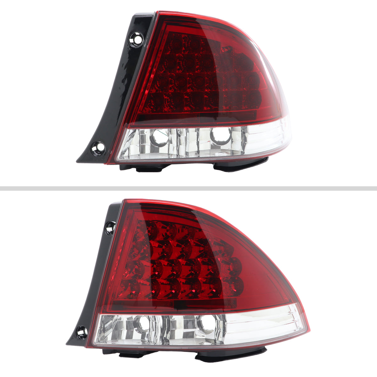 Spec-D LED Tail Lights Lexus IS300 (2001-2005) Red Lens