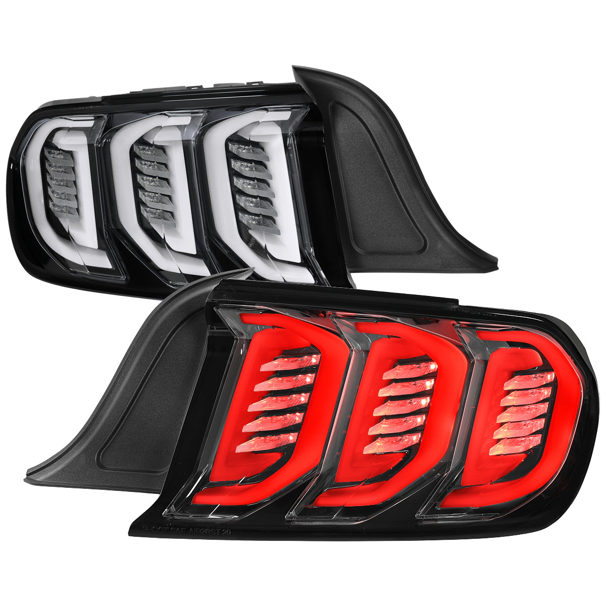 Spec-D Tail Lights Ford Mustang S550 (2015-2023) Sequential Full LED
