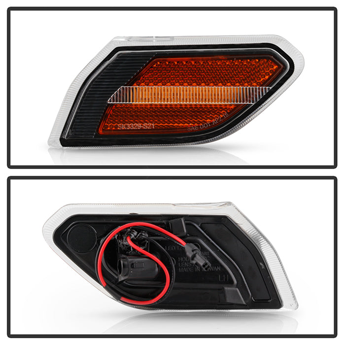 Spyder LED Side Marker Lights Jeep Gladiator (2020-2021 ) Black