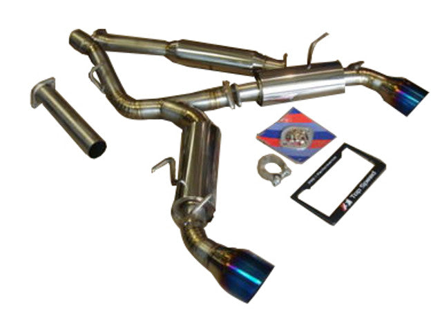 Top Speed Pro 1 Exhaust BRZ / FRS / 86 (13-19) Race Spec Titanium Catb