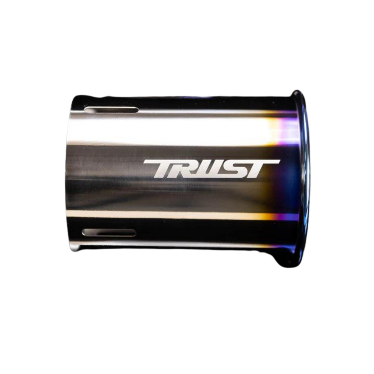 GReddy Titanium Rolled Tip-Burnt-Ti (115mm x L 160mm) Catback - TRUST