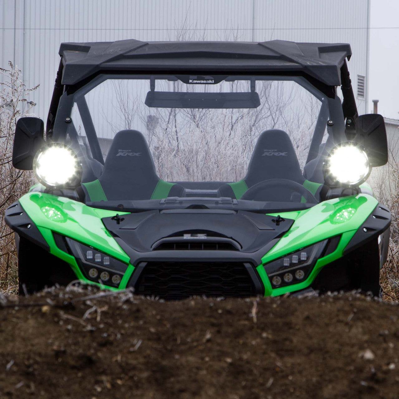 XKGlow 2pc Combo Beam Offroad Round Work Light Kit - 44 Watts 7 inches