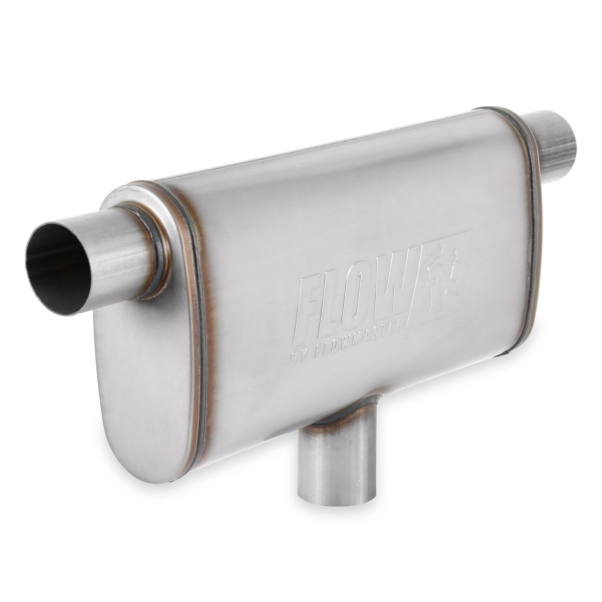 Flowmaster Muffler Flow FX (2.5" In / 2.5" Out Oval Body) Stainless St