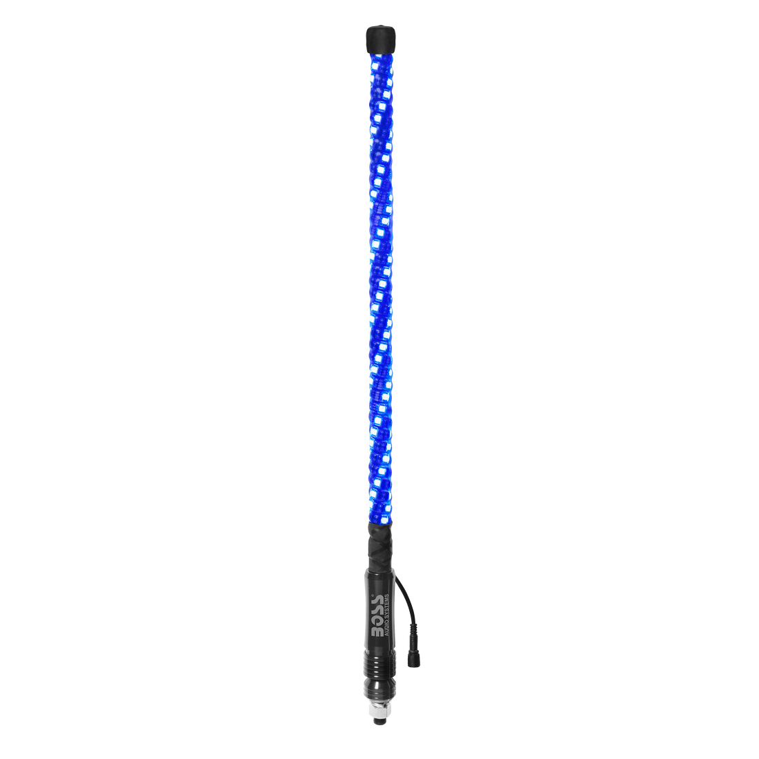 Boss Audio Systems ATV Whip Antenna - 24"/ 48"/ 72", 360° RGB Multicol