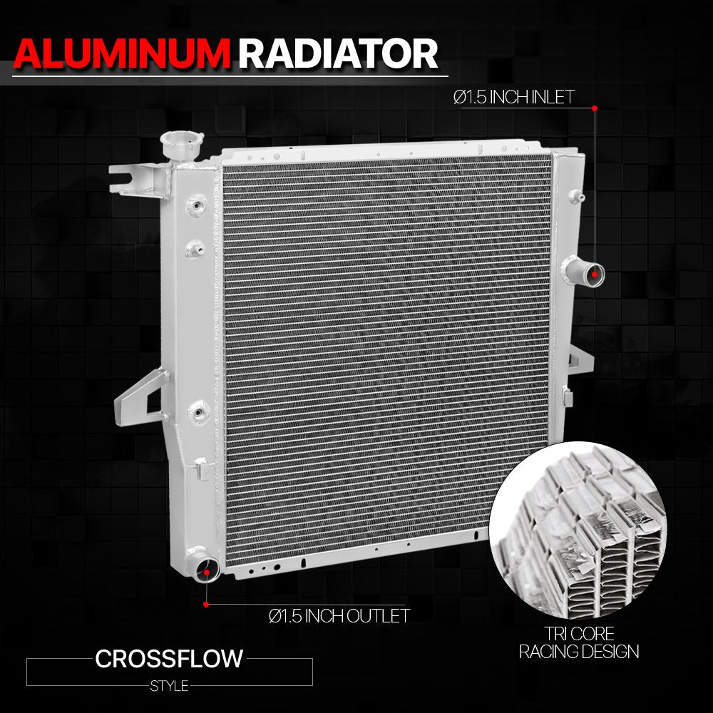 DNA Radiator Ford Ranger 2.3L (2001-2012)3 Row Aluminum Performance Re
