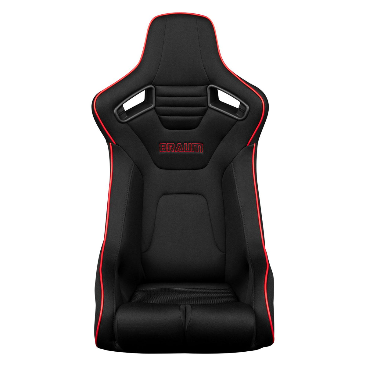 BRAUM Elite-R Fixed Back Bucket Seat [Black Polo Cloth] Black or Red S