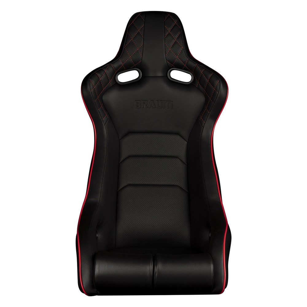 BRAUM Venom-X Fixed Back Bucket Seat [Black Diamond] White or Red Stit
