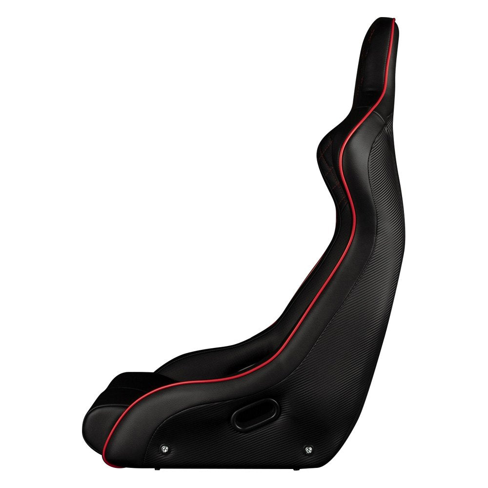BRAUM Venom-X Fixed Back Bucket Seat [Black Diamond] White or Red Stit
