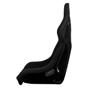BRAUM Falcon-S Fixed Back Bucket Seat [Composite FRP] Black / White