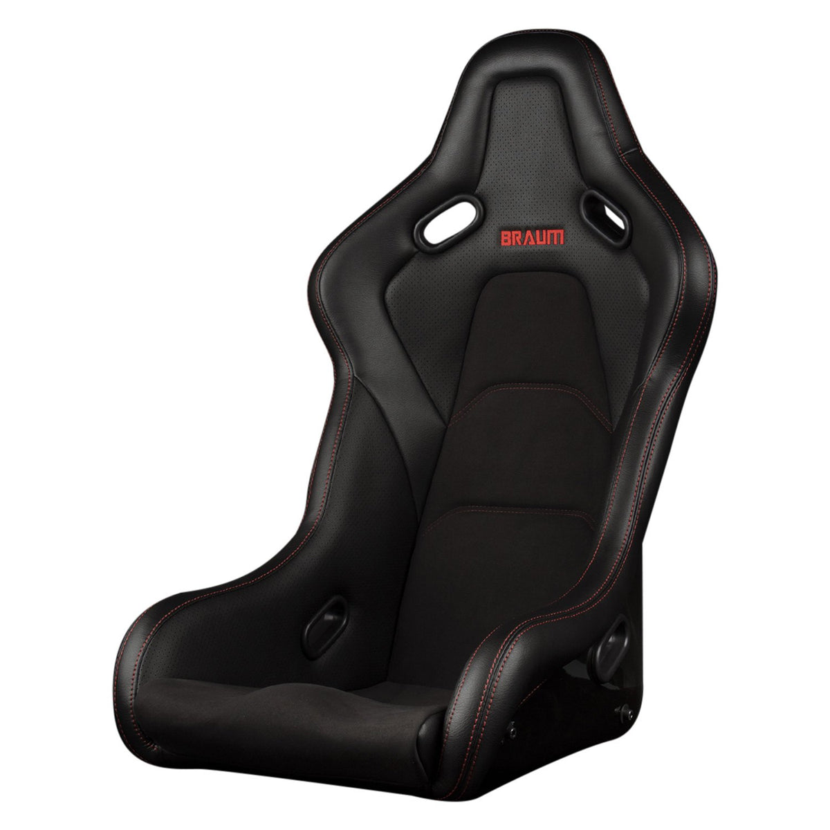 BRAUM Falcon-S Fixed Back Bucket Seat [Composite FRP] Black / White