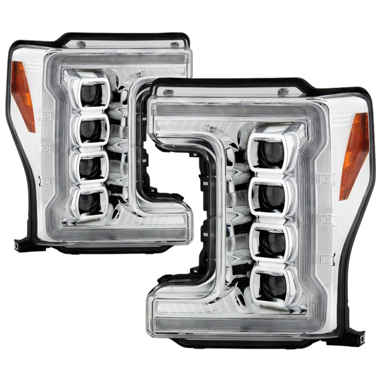 Spyder LED Projectile Headlights Ford F250/F350/F450 Super Duty (17-19