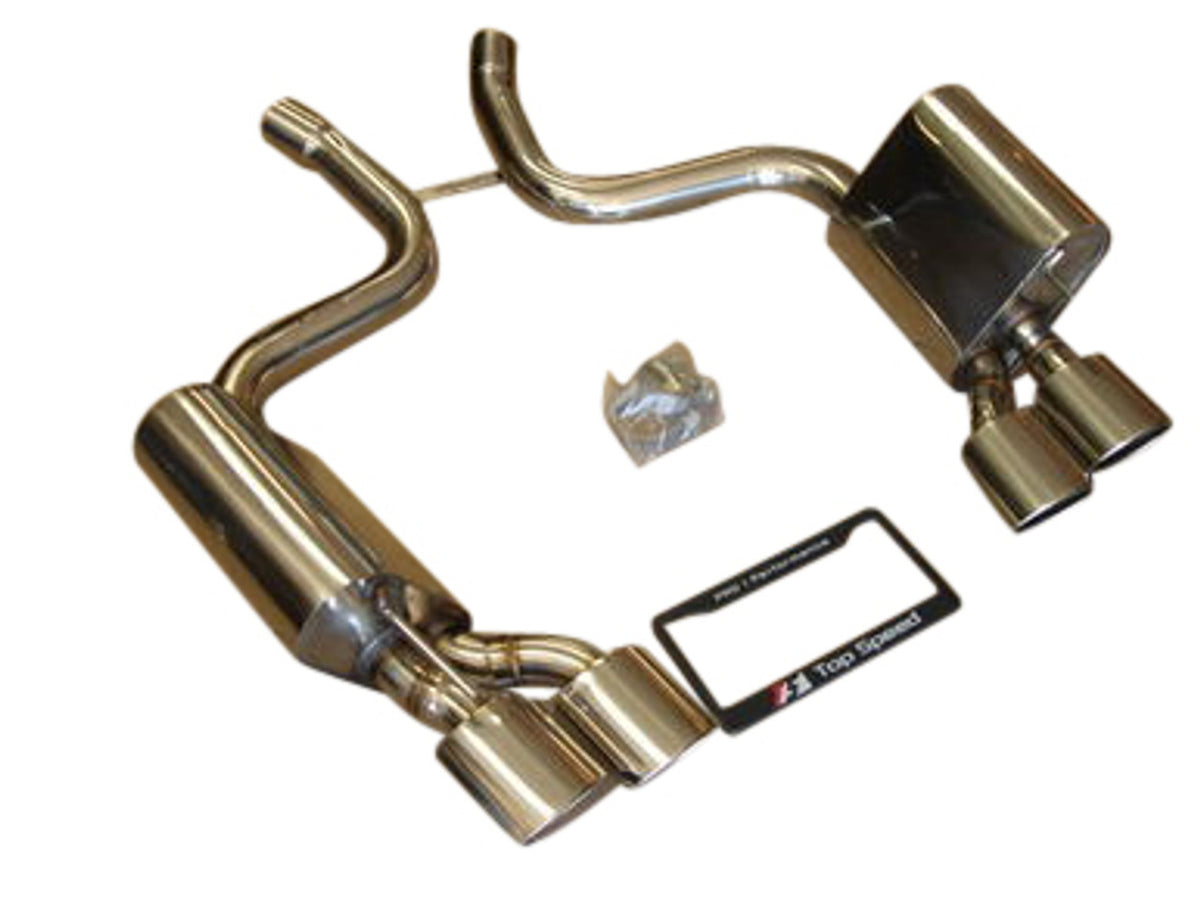 Top Speed Pro 1 Exhaust Mercedes R230 SL55 (02-08) SL63 AMG (09-12) Qu ...