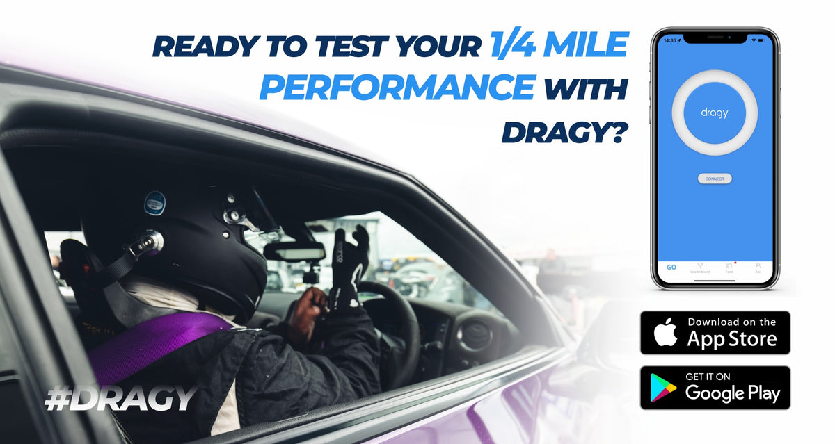 Dragy V2 DRG70 Performance Meter (0-60, 60-130, 1/4 Mile, 1/2 Mile) GP