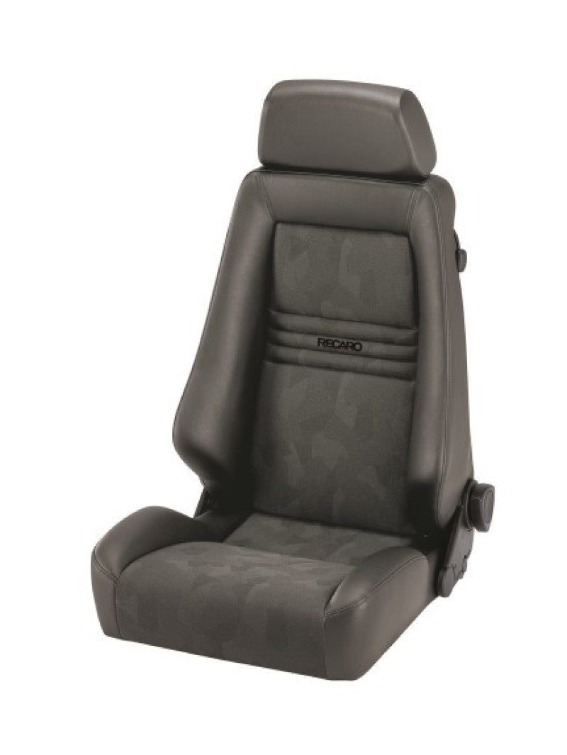 Recaro Specialist S Bucket Seats (Black Gray Beige / Leather / Nardo