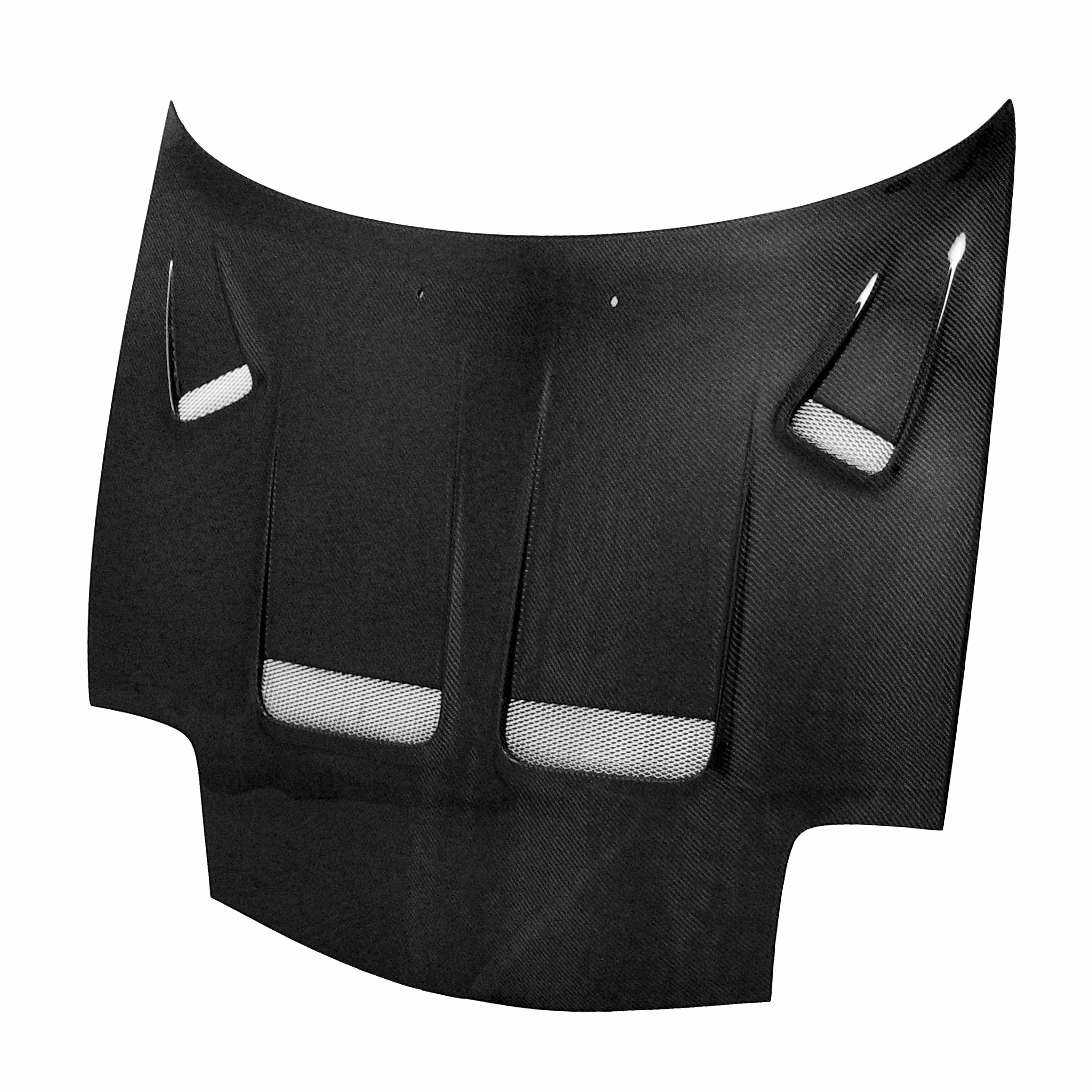 SEIBON Carbon Fiber Hood Mazda RX7 FD (1993-2002) DS/KS/OEM/ST/TS Vent ...