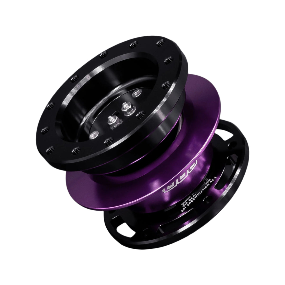 DND Hexlock Quick Release Hub (Competition Spec) Black / Purple / Red
