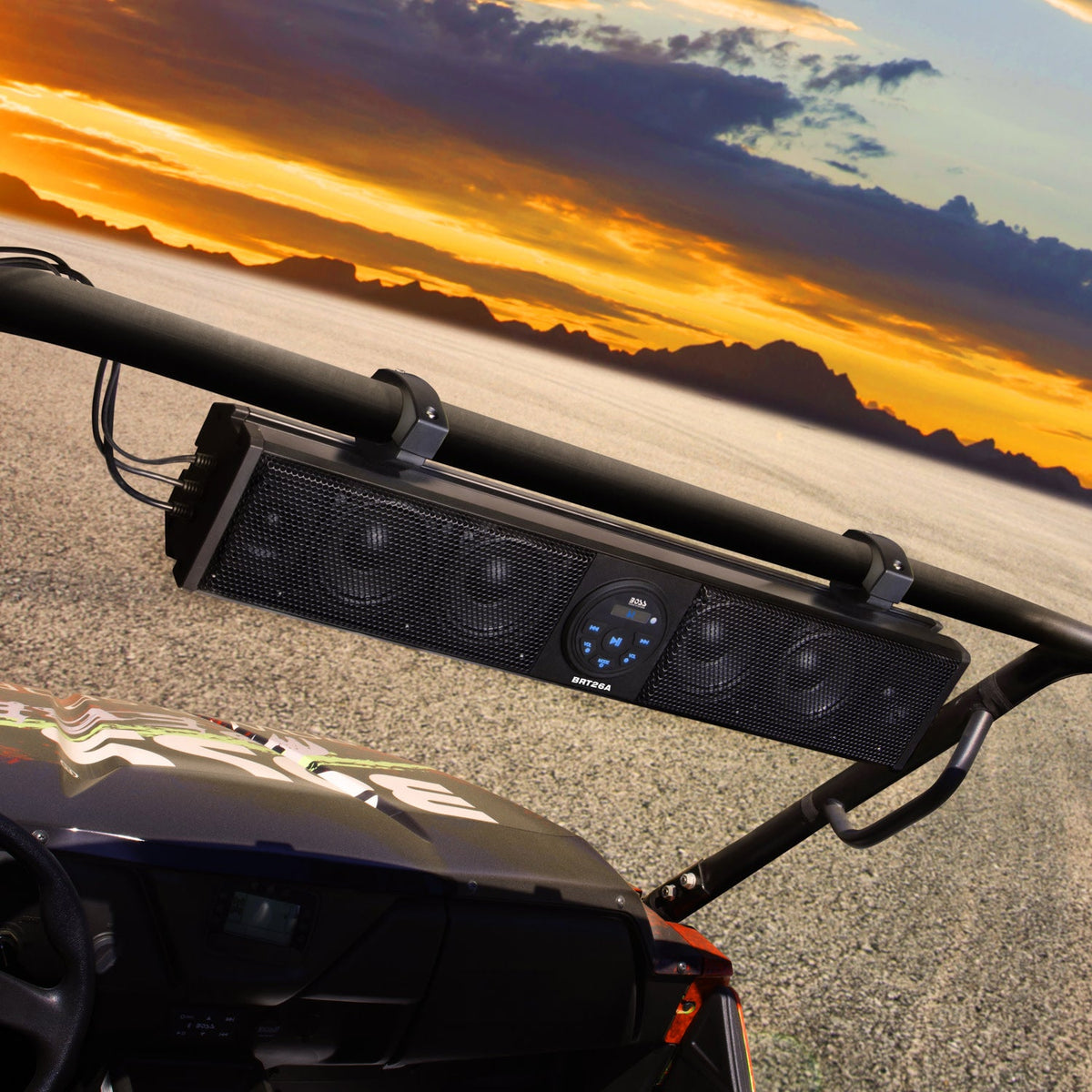 Boss Audio Systems 26" UTV Bluetooth Amplified Sound Bar IPX5 w/ 4" Sp