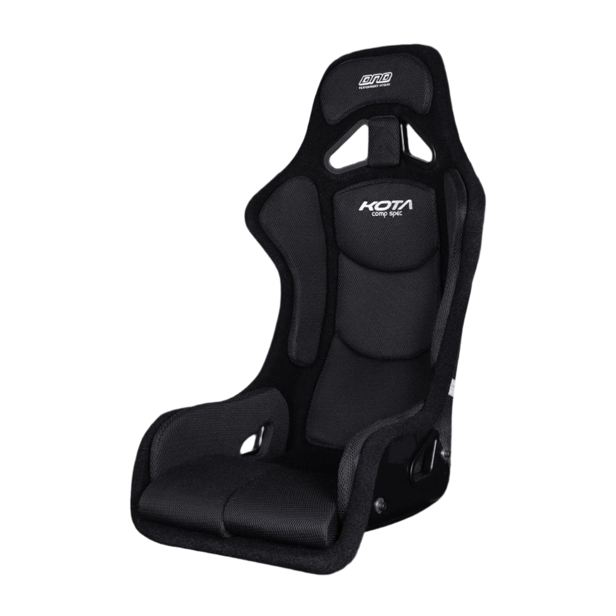 DND Kota Comp Spec Fixed Back Racing Seat - Black FRP or Carbon Fiber