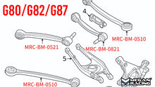 Megan Racing Camber Arms BMW G80 M3 G82 M4 G87 M2 (2020-2025) Rear Upp
