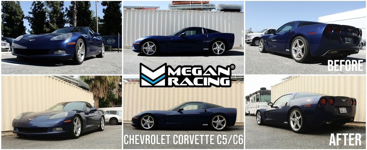 Megan Racing Track Coilovers Corvette C5 C6 (1997-2013) 32 Way Adjusta