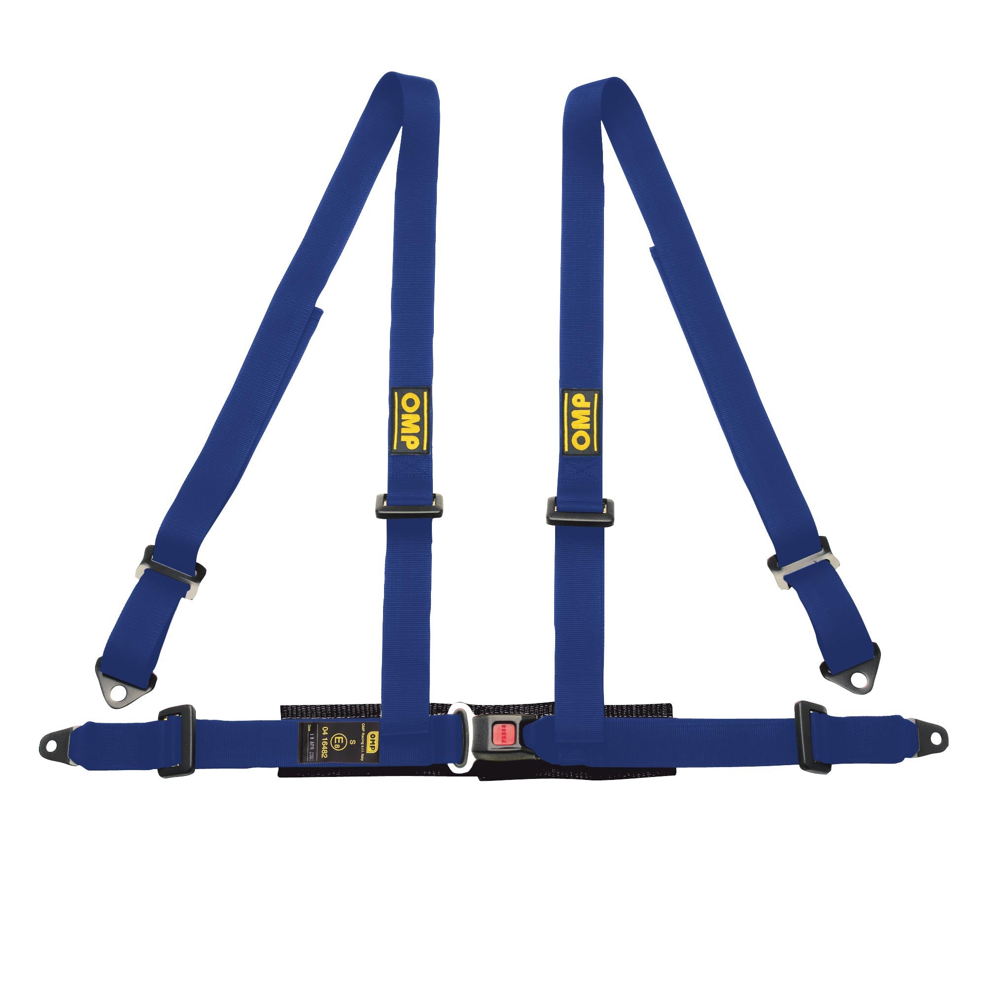 OMP Road Series Racing Harness [Blue / Black / Red] 3 or 4 Point