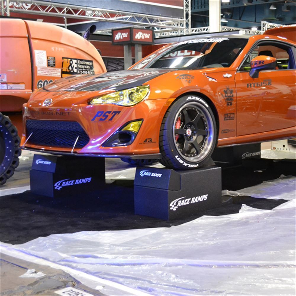 Race Ramps 14" Portable Pit Stop Rams (10.4 Degree Approach Angle) Sta