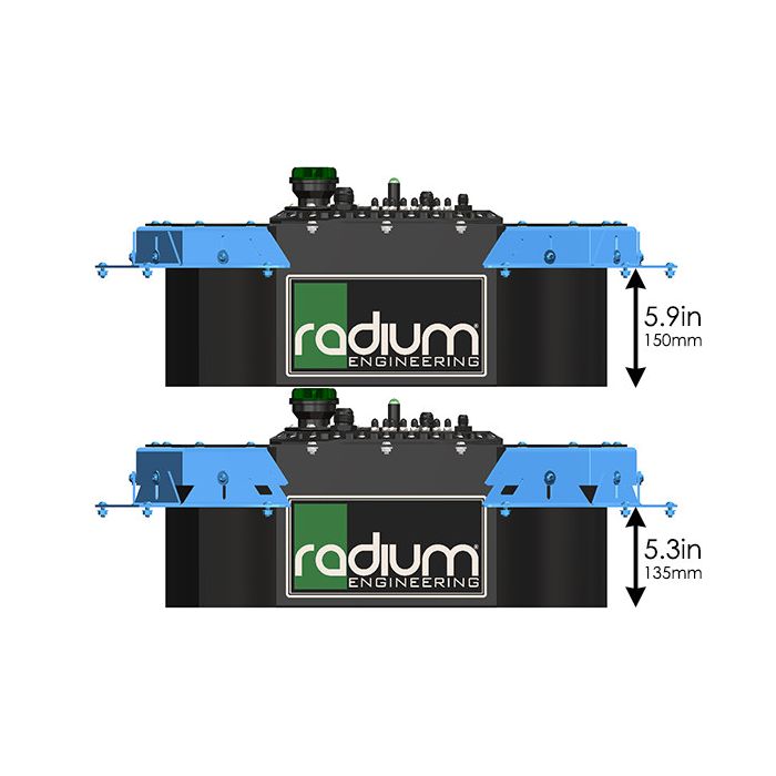 Radium Engineering Spare Tire Fuel Cell Mounting Kit - 20-0931