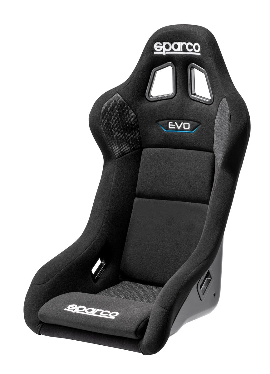 SPARCO EVO QRT Racing Seats (Black) Fiberglass - Small / Medium / Larg