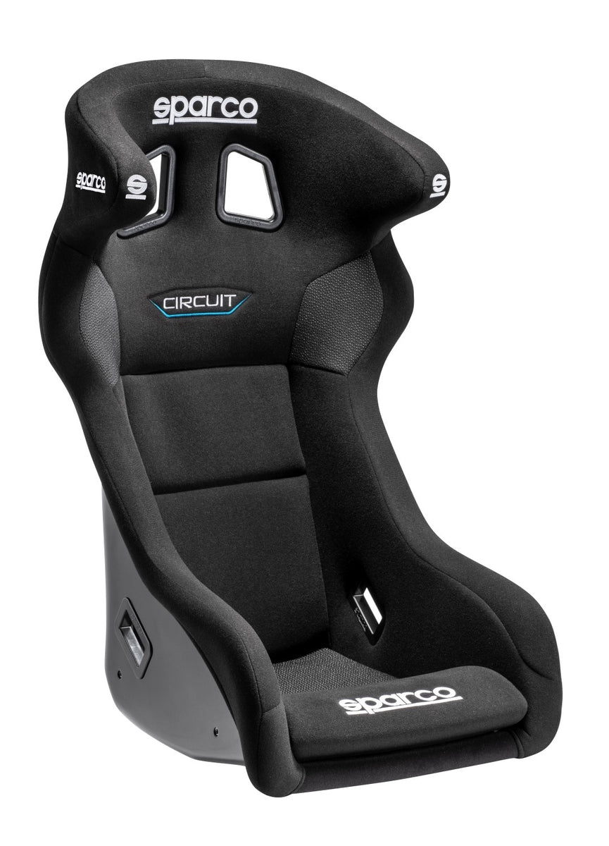 SPARCO Circuit QRT Competition Racing Seats (Black) Fiberglass- 008019