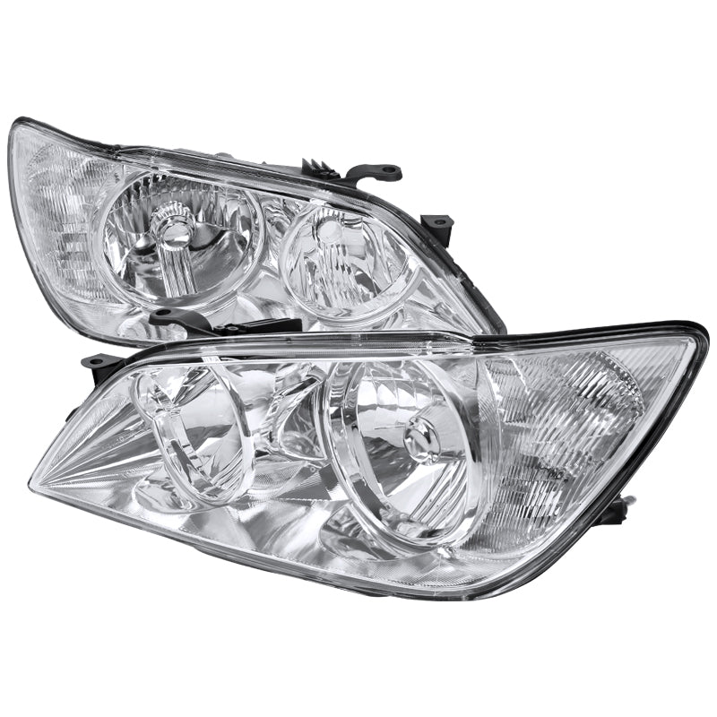 Spec-D OEM Replacement Headlights Lexus IS300 (2001-2005) Crystal Blac
