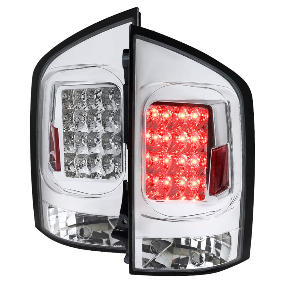 Spec-D Tail Lights Nissan Armada (2005-2015) LED Red / Black / Clear