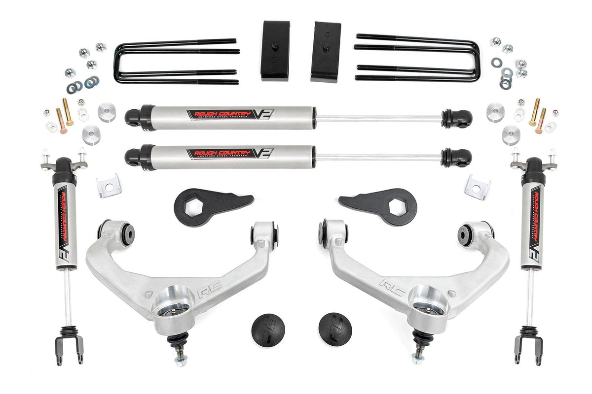 Rough Country Lift Kit Chevy Silverado 2WD/4WD (11-19) [3.50" Lift] w/
