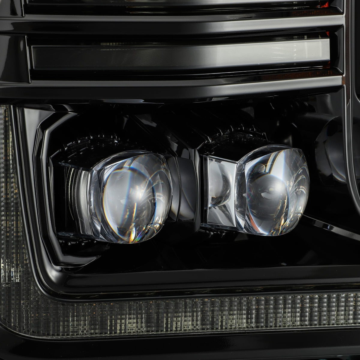 AlphaRex Quad 3D LED Projector Headlights Ford F150 [Nova Series - Swi