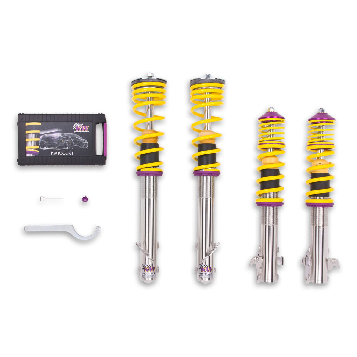 KW V1 Coilovers Audi RS4 Quattro Sedan (2007-2008) [Variant 1] 1021005