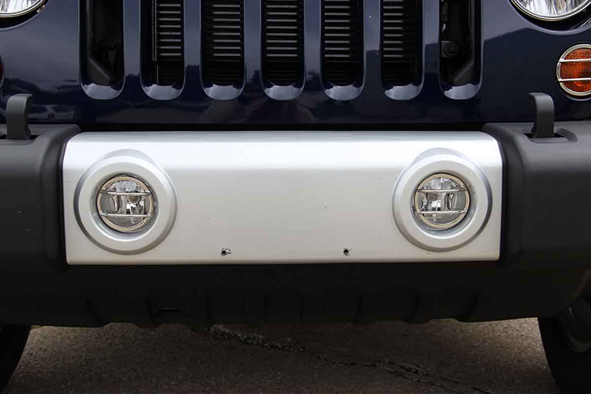 Kentrol Front Marker Cover Jeep Wrangler JK (2007-2018) Polished or Bl