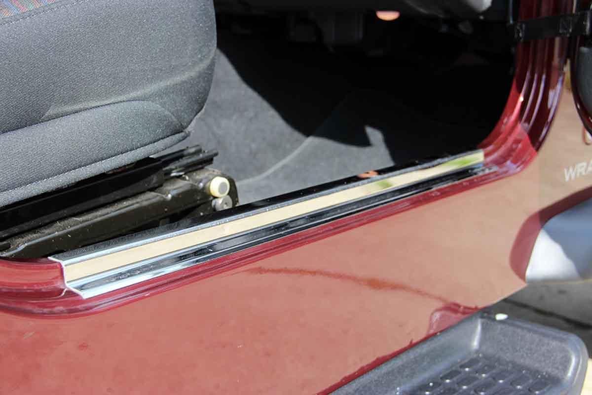 Kentrol Entry Guards Jeep Wrangler TJ (1997-2006) Pair - Polished or B