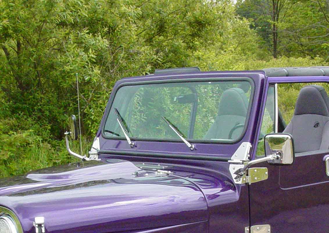 Kentrol Windshield Wiper Arms Jeep Wrangler CJ (1968-1986) Pair - Poli