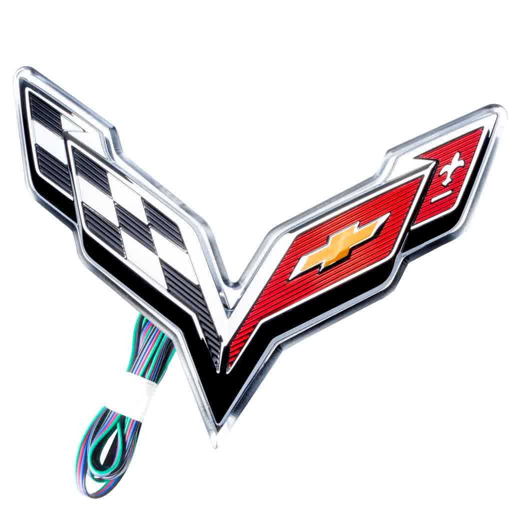 Oracle Rear LED Illuminated Emblem Corvette C7 (2014-2019) Multicolore