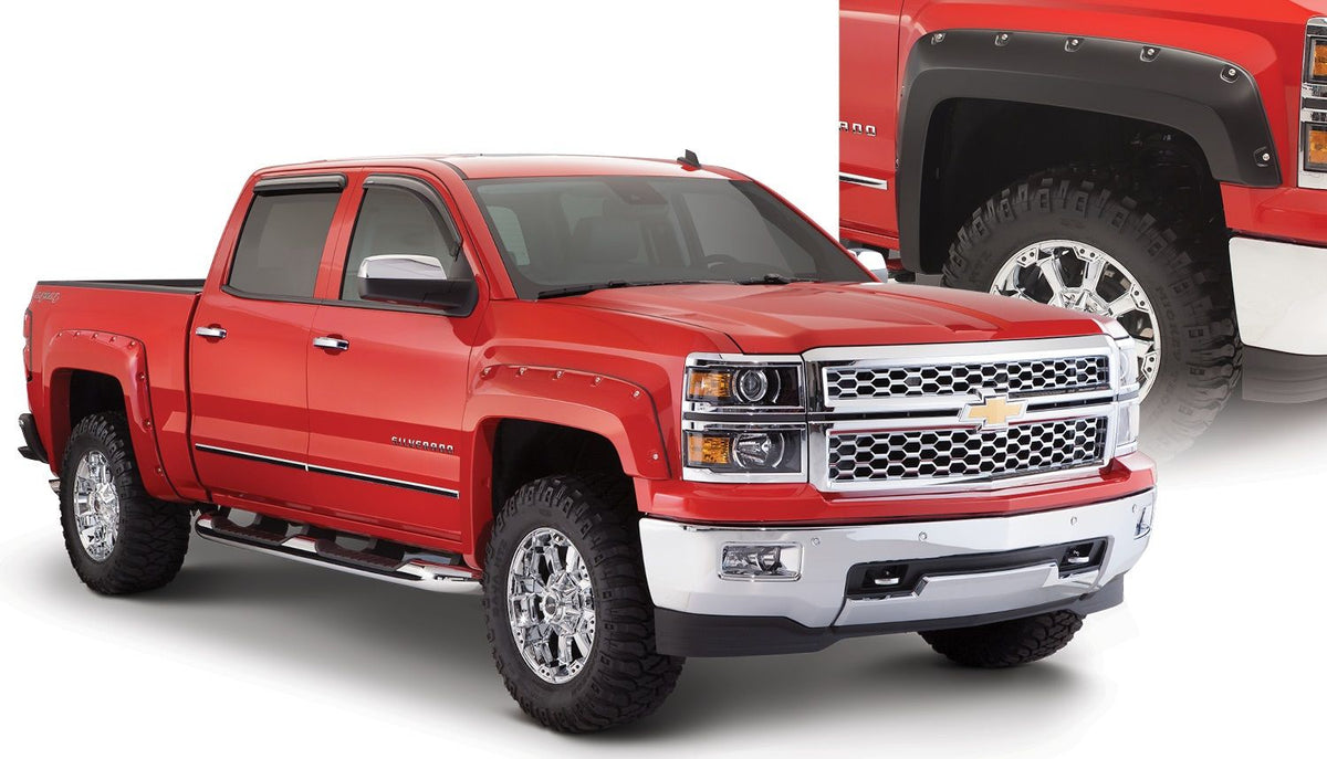 Bushwacker Rivet Style [Front/Rear] Chevy Silverado 1500 (2014-2018) 4