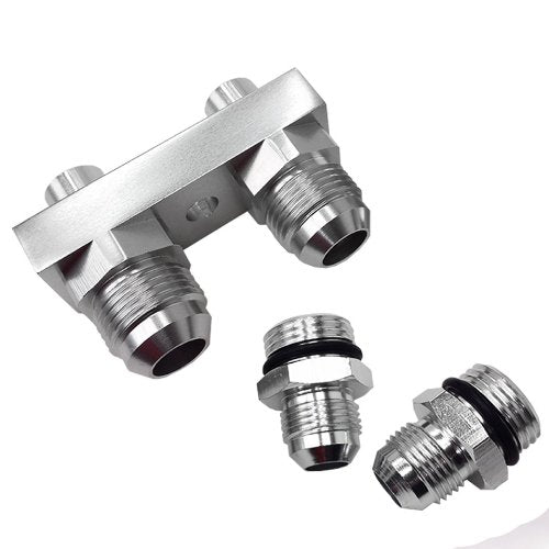 Rev9 Oil Cooler Kit BMW 335i N54 N55 (06-11) 25 Row w/ Adapters / Fitt