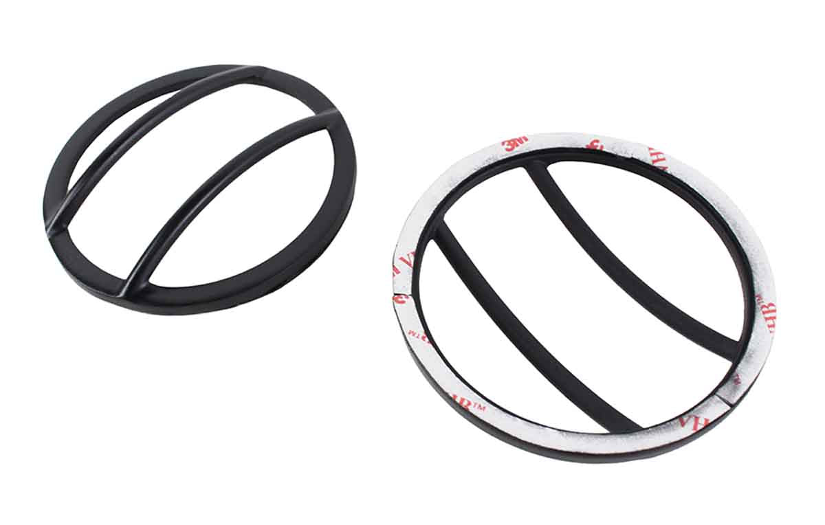 Kentrol Front Marker Cover Jeep Wrangler JK (2007-2018) Polished or Bl