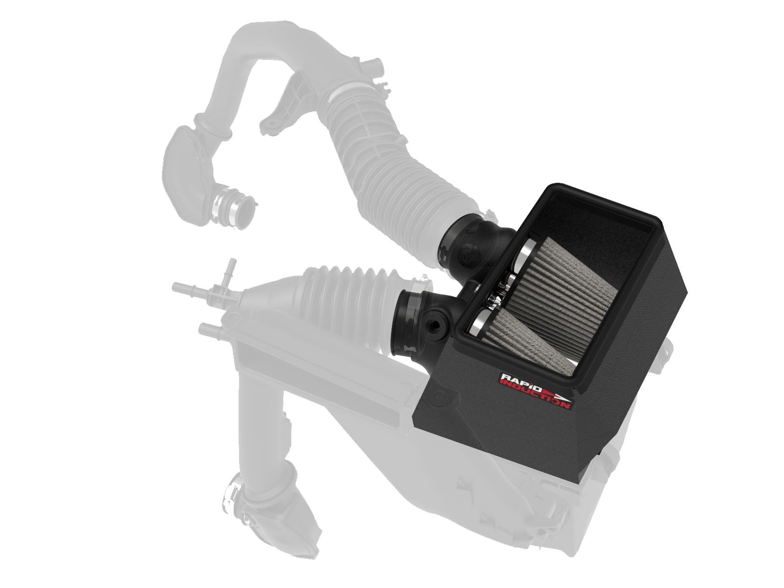 aFe Cold Air Intake Ford Edge ST (19-22) Rapid Induction w/ Dual Pro D ...