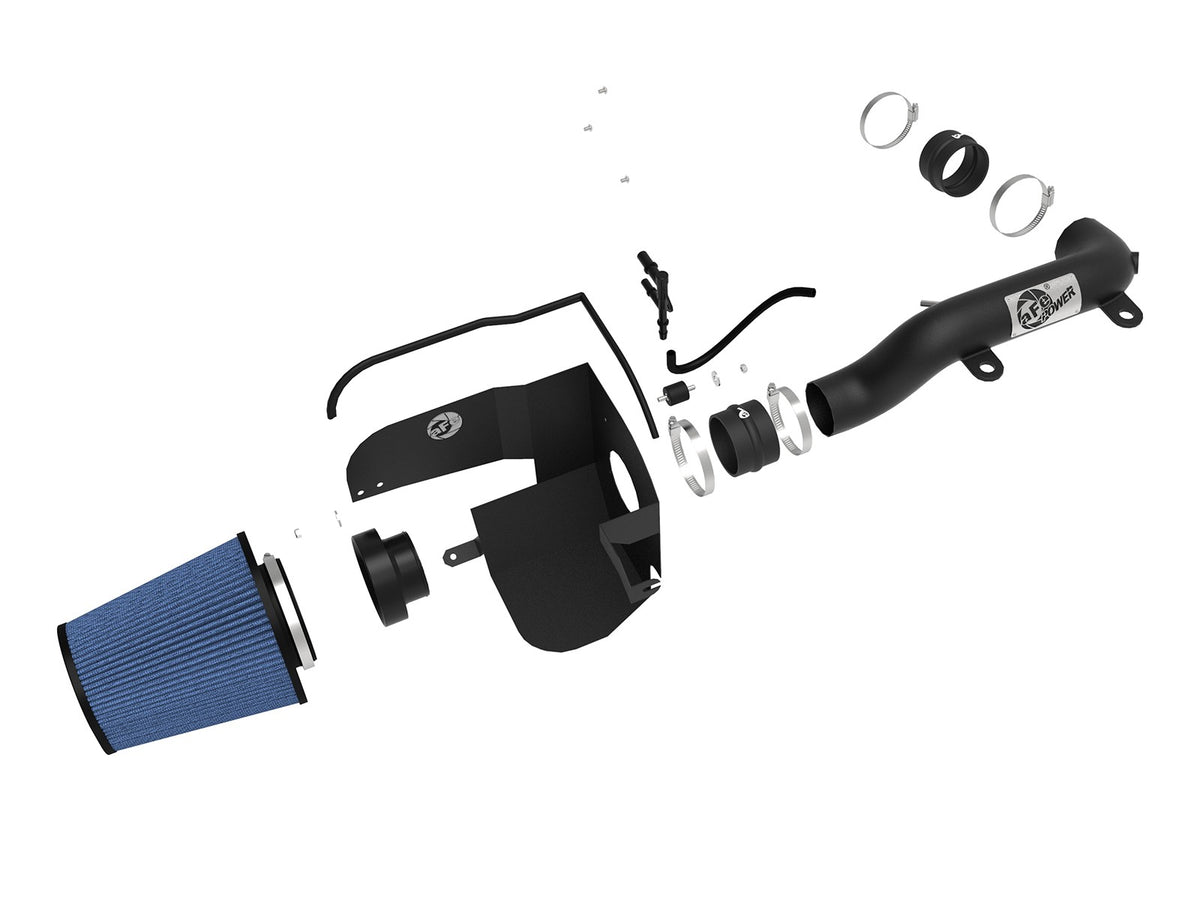 aFe Magnum FORCE Stage-2 XP Powder-Coated Cold Air Intake Jeep Wrangle