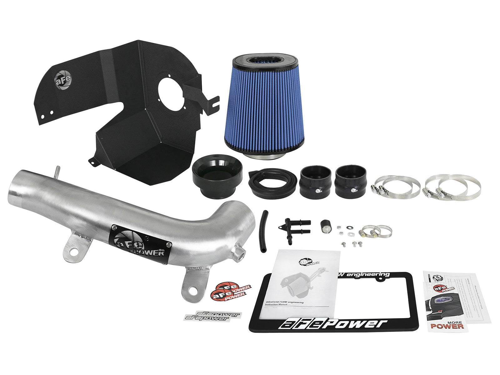 aFe Magnum FORCE Stage-2 XP Brushed Cold Air Intake Jeep Wrangler JL T