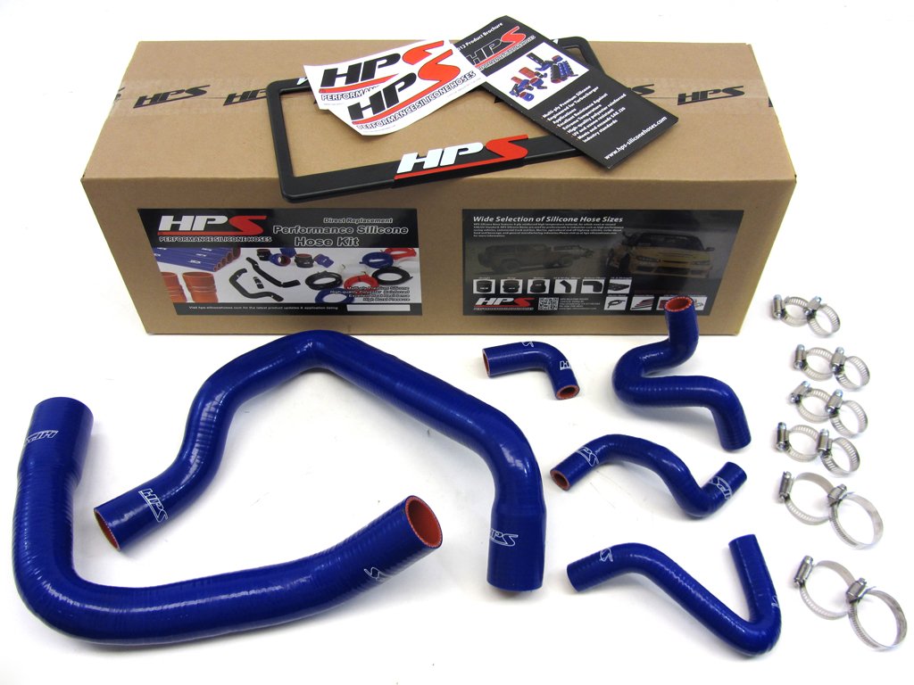 HPS Performance Silicone Radiator + Heater Hoses Ford Mustang GT / Cob