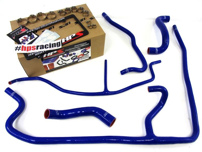 HPS Performance Silicone Radiator + Heater Hoses Corvette LS3 C6 6.2L ...